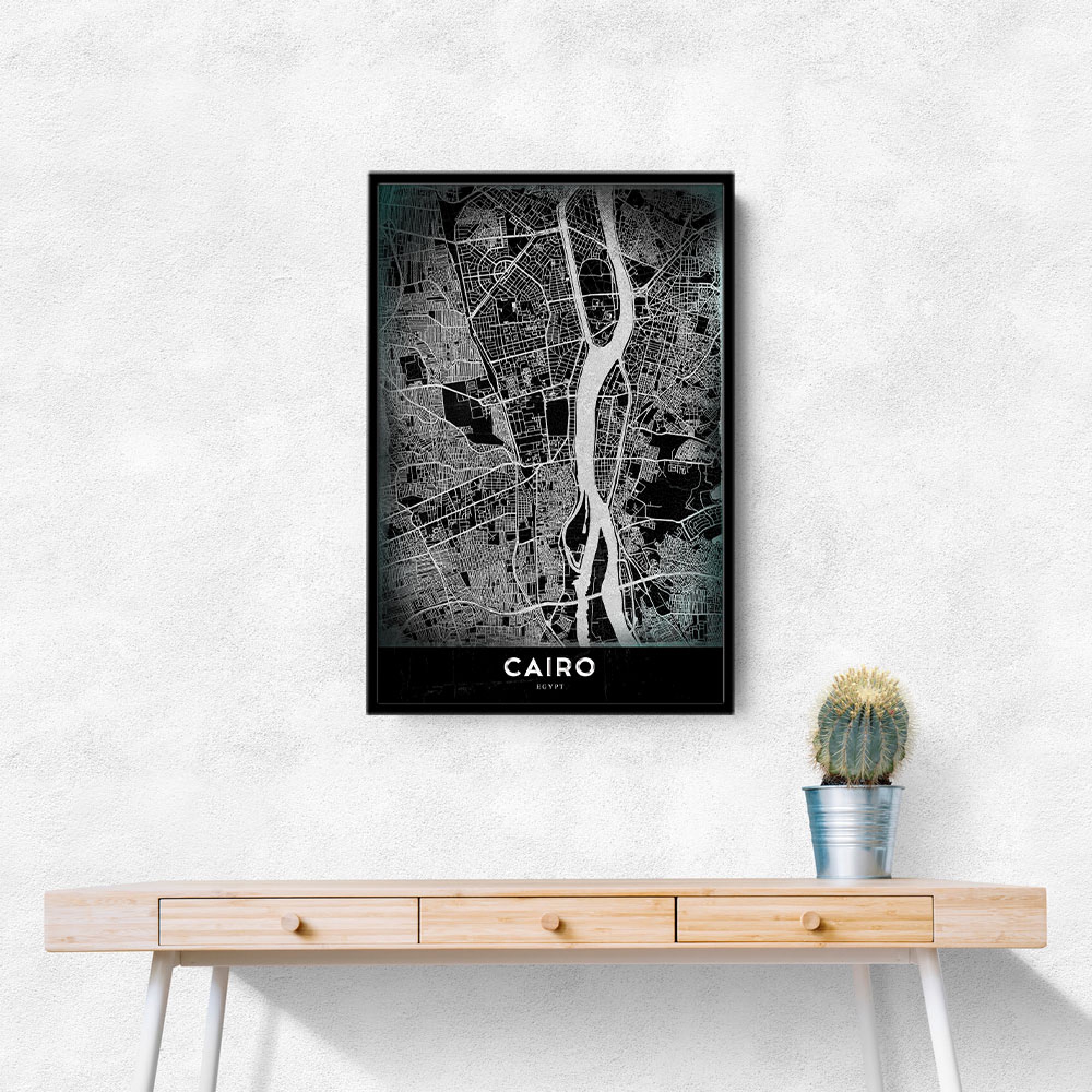 Cairo Map Wall Art
