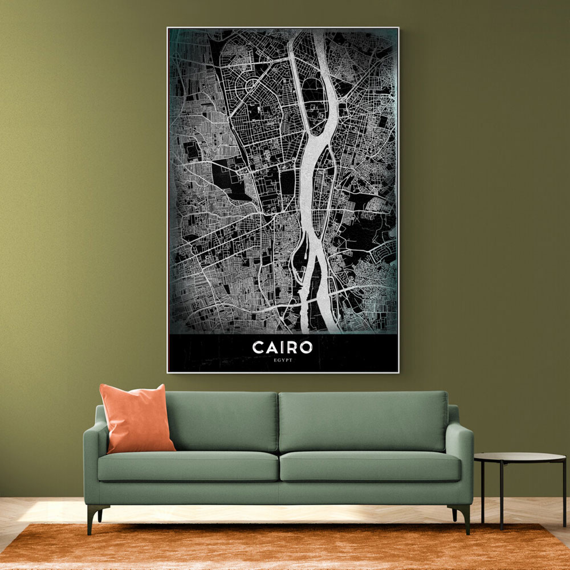 Cairo Map Wall Art
