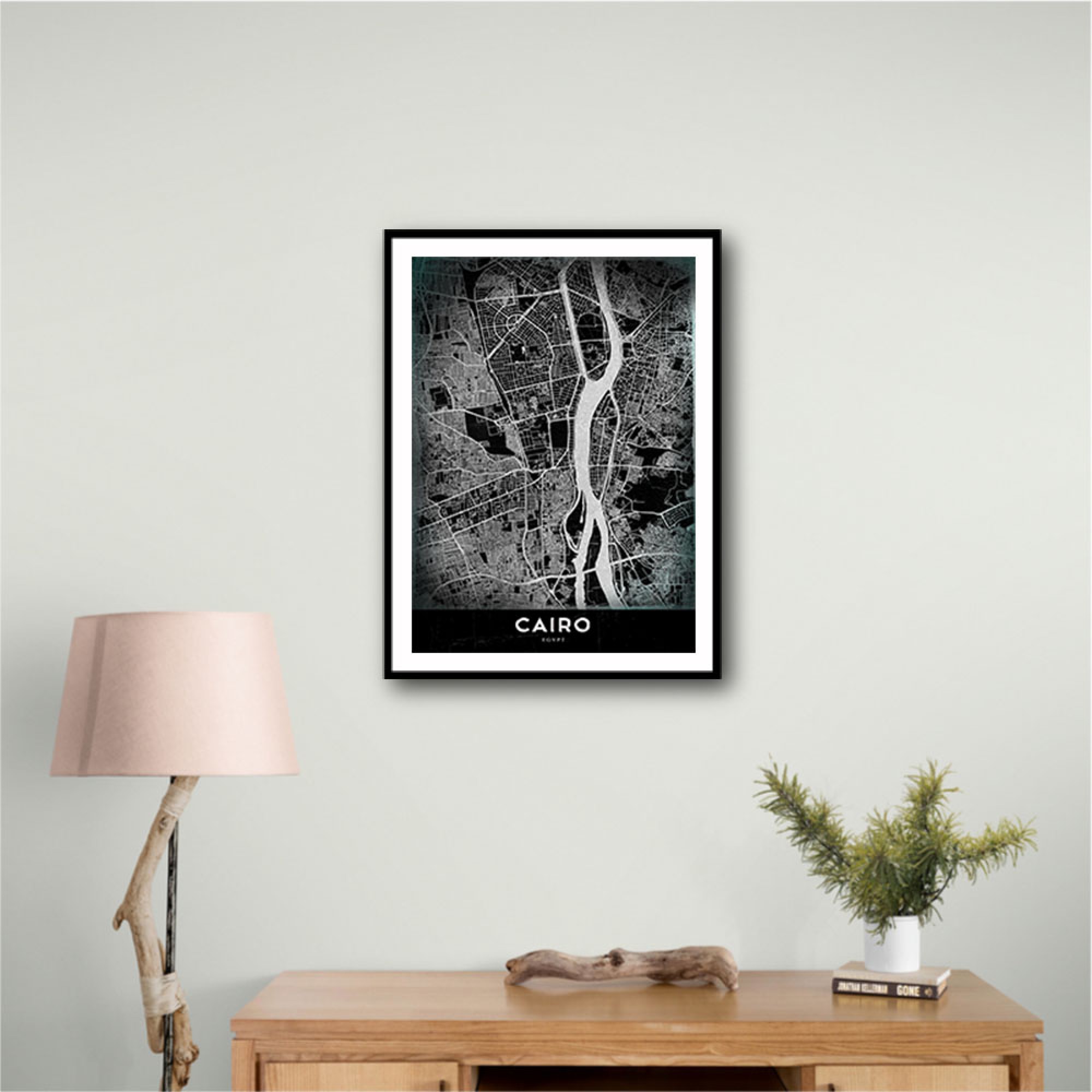 Cairo Map Wall Art