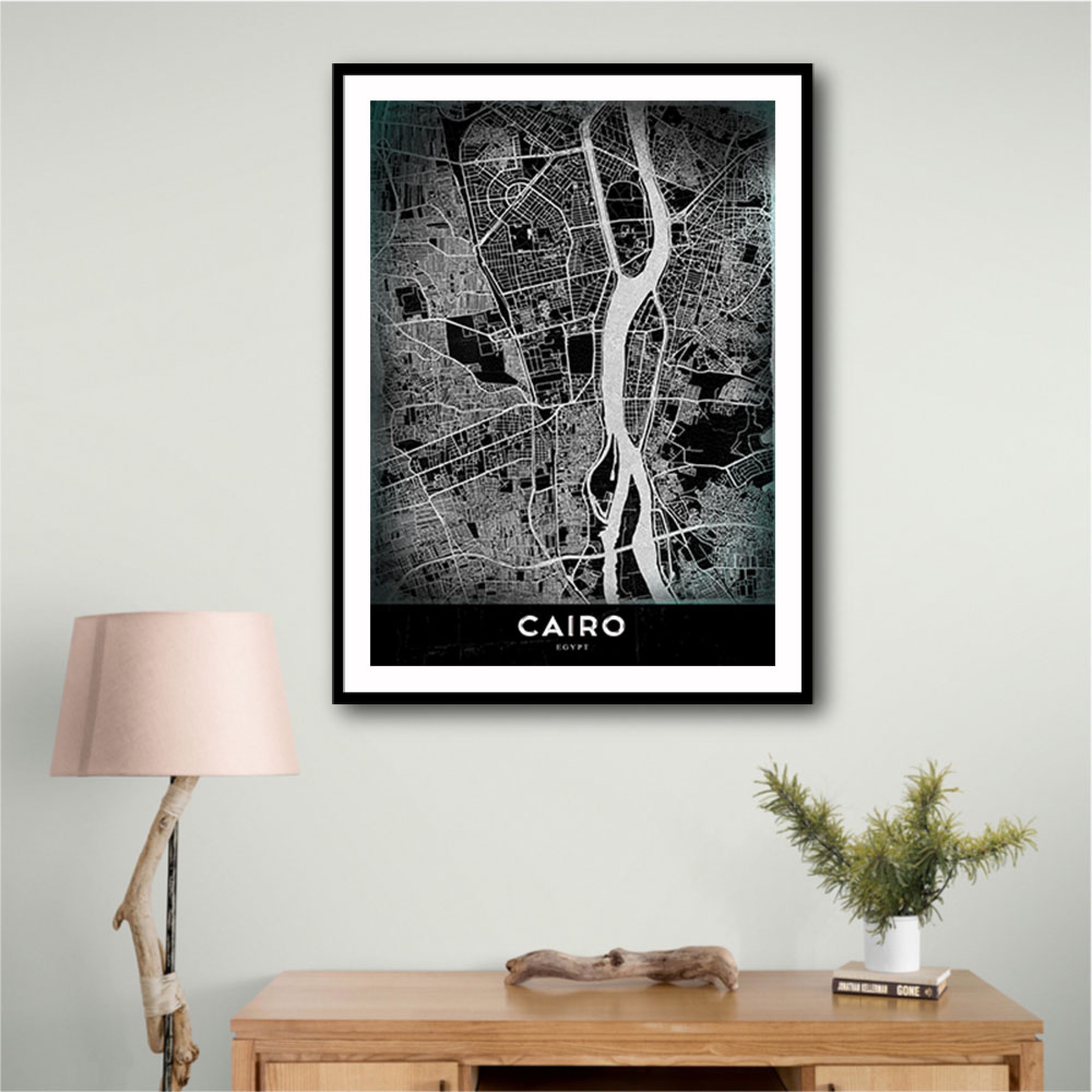 Cairo Map Wall Art