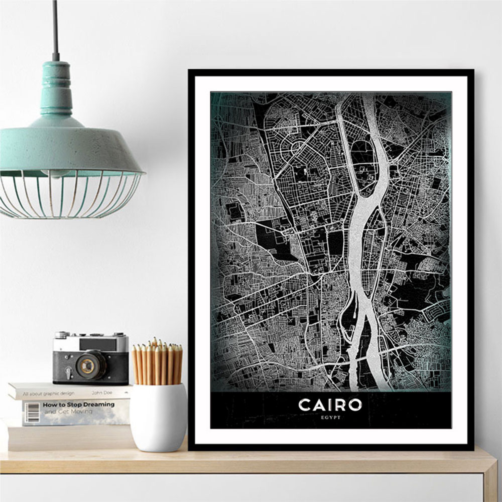 Cairo Map Wall Art