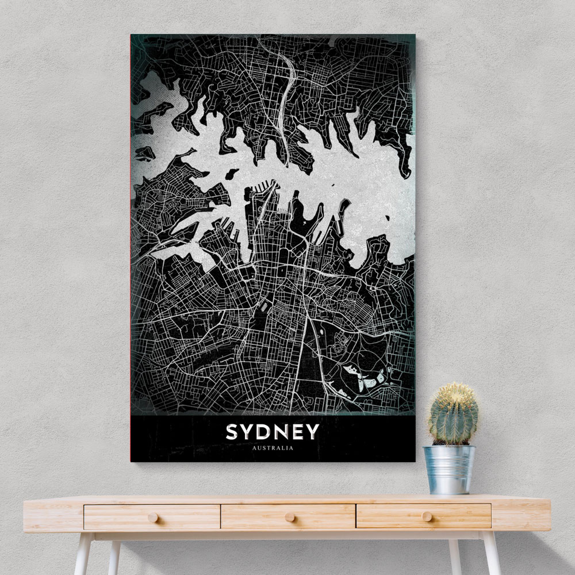 Sydney Map Wall Art