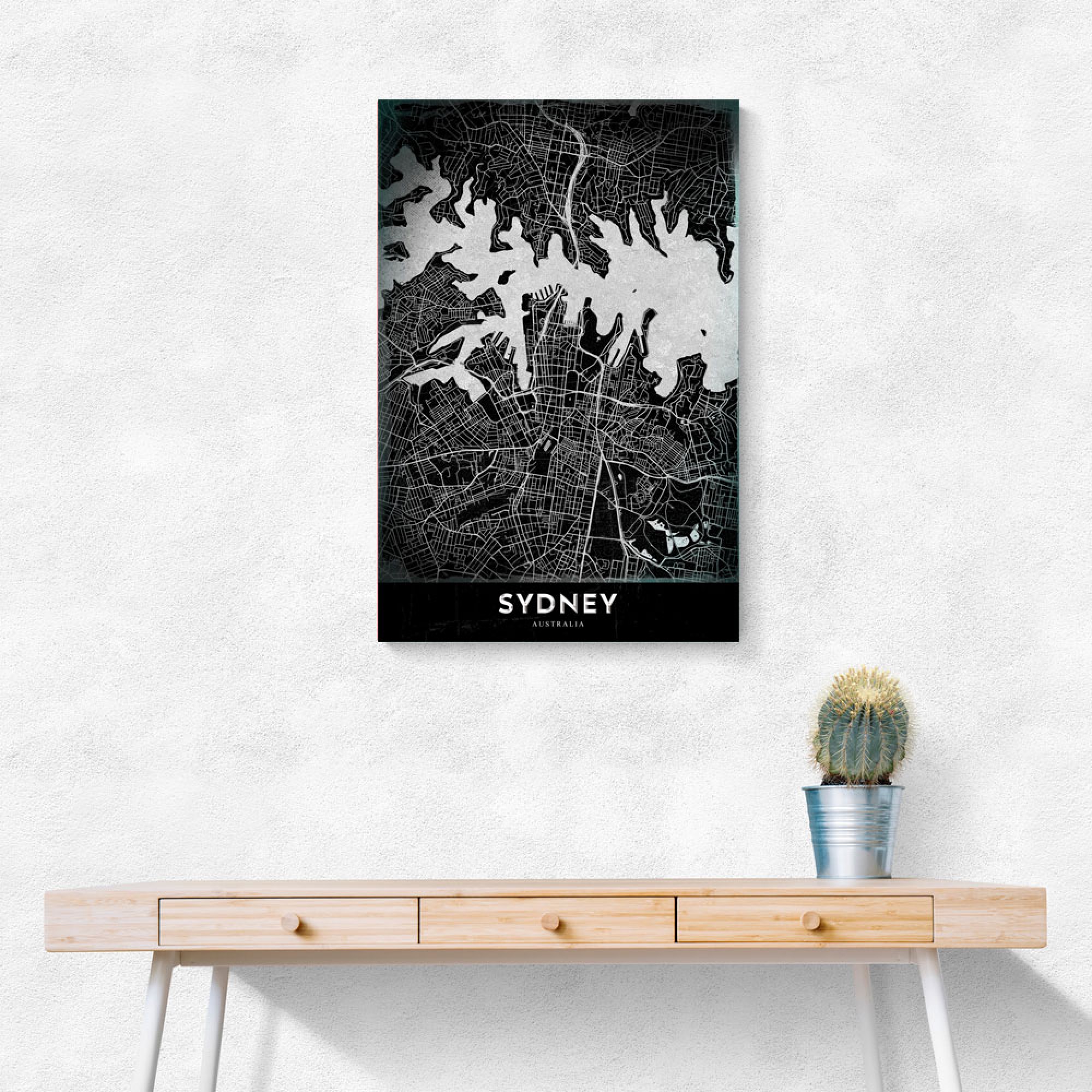 Sydney Map Wall Art