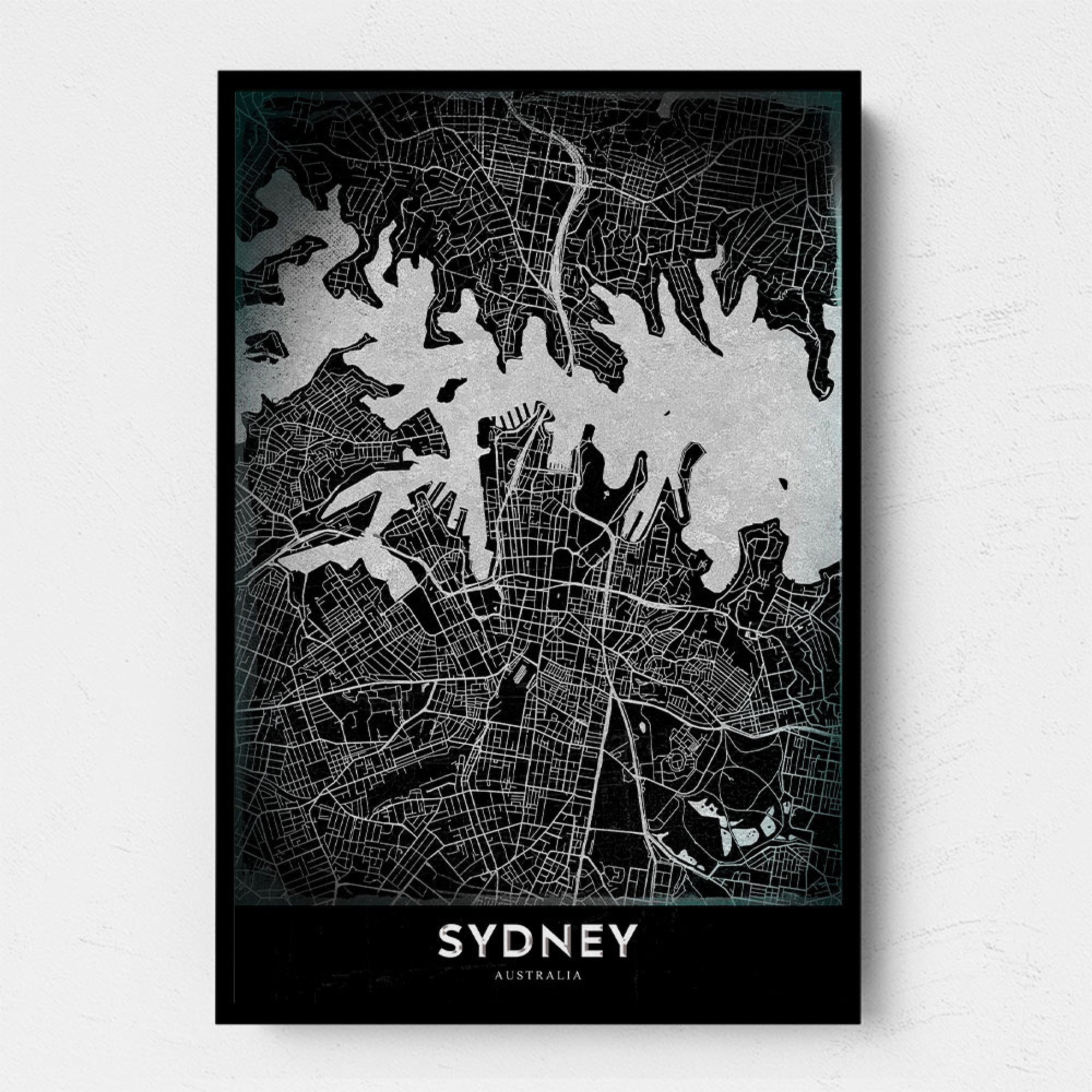 Sydney Map Wall Art