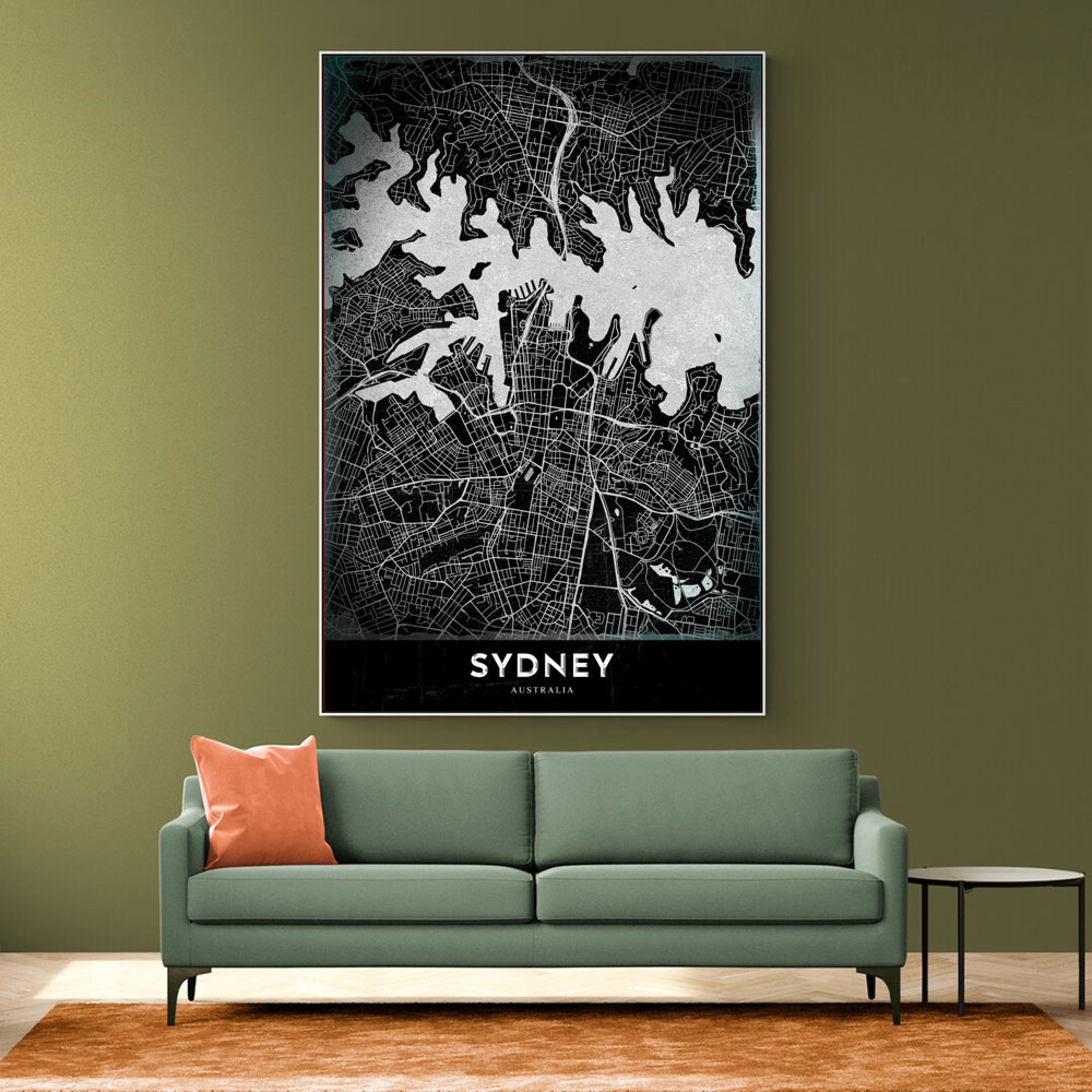 Sydney Map Wall Art