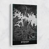 Sydney Map Wall Art