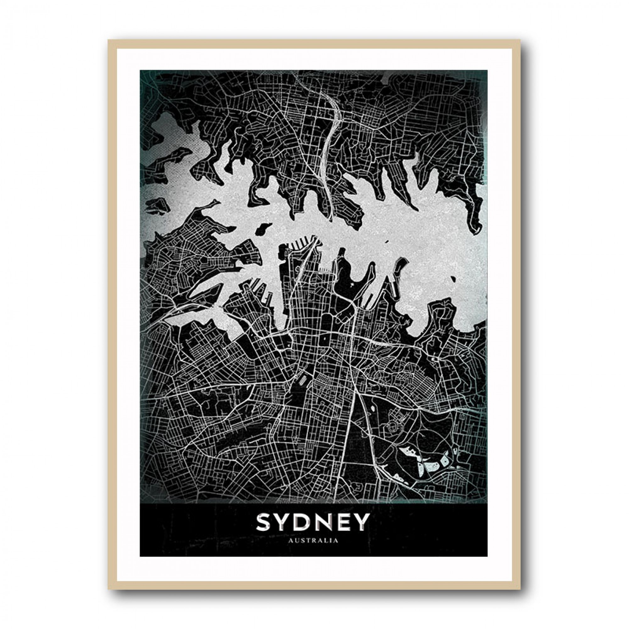 Sydney Map Wall Art