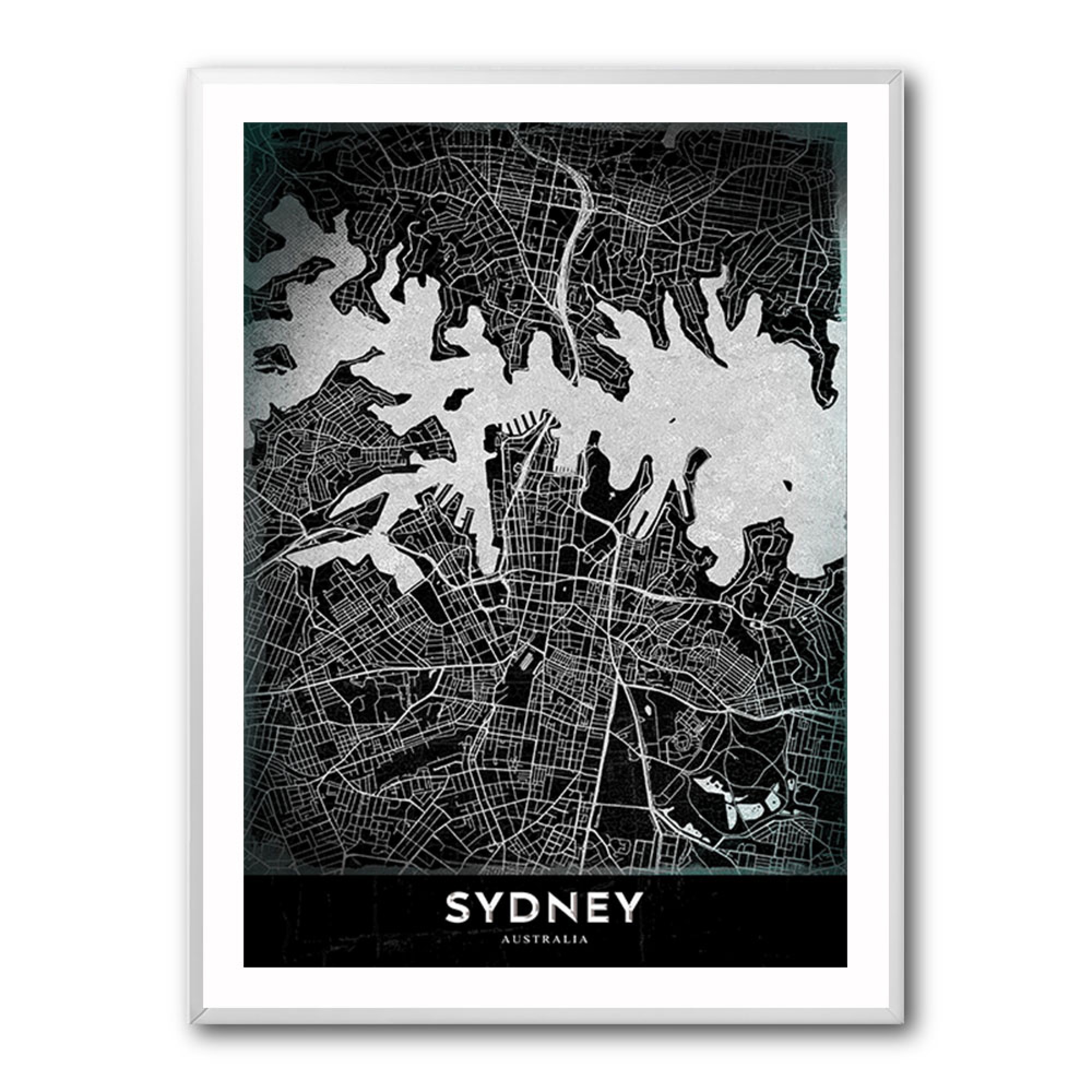 Sydney Map Wall Art