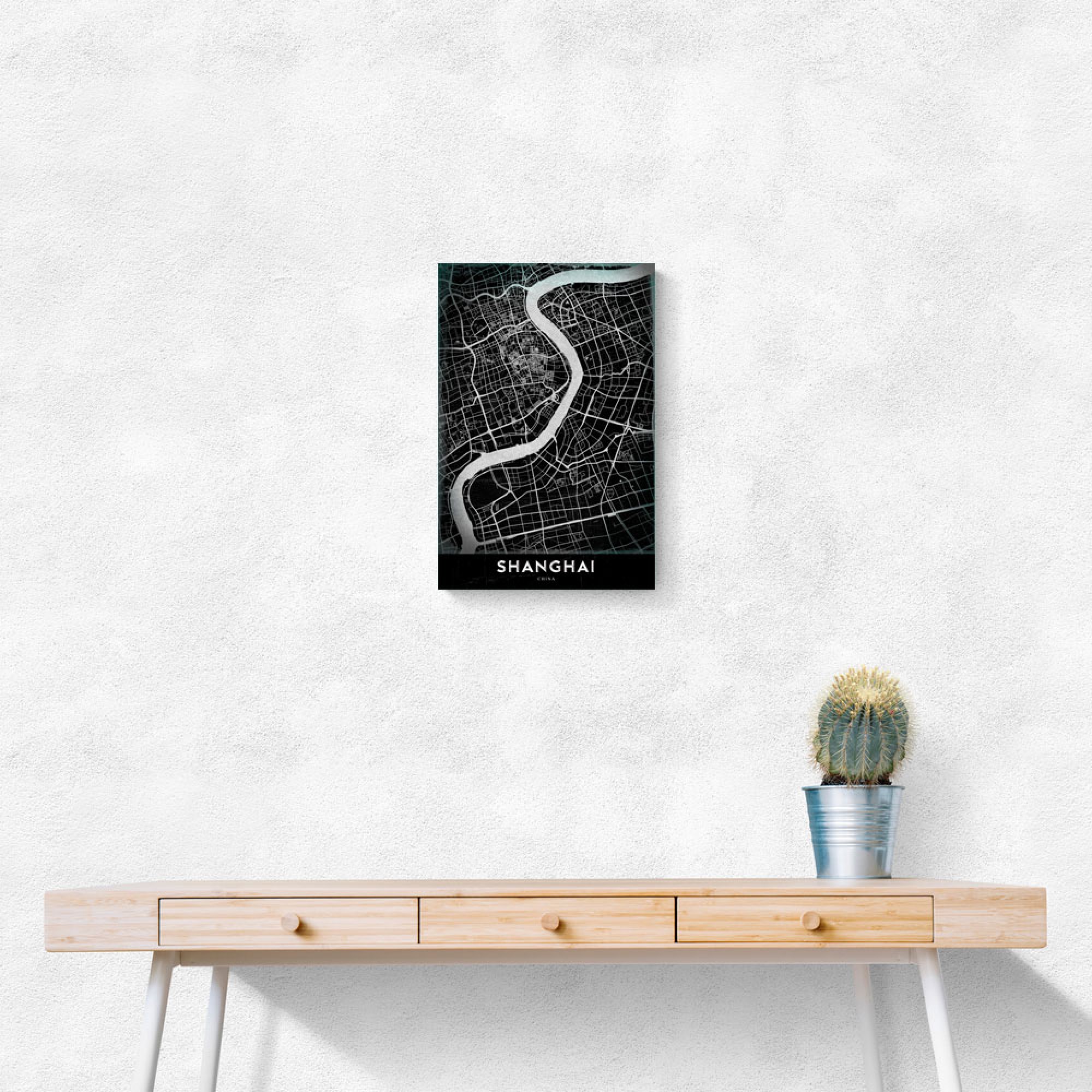 Shanghai Map Wall Art