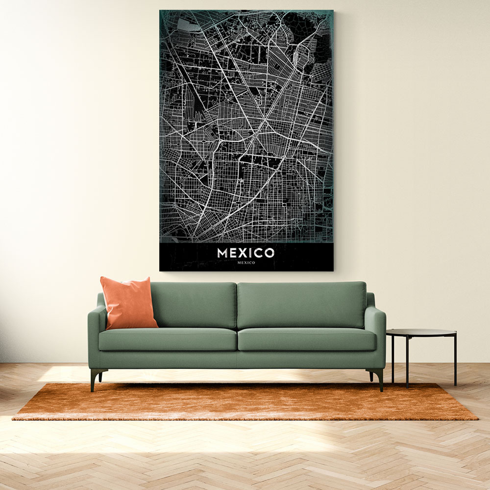 Mexico Map Wall Art