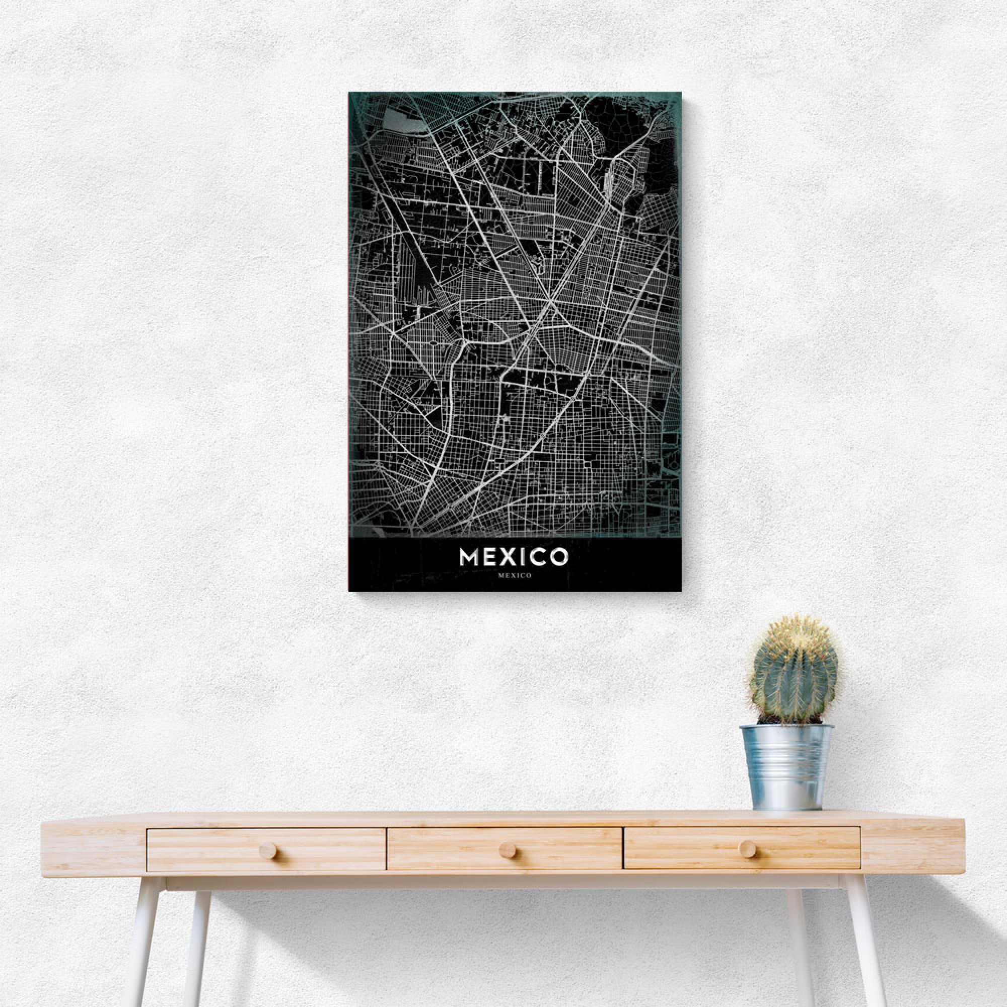 Mexico Map Wall Art
