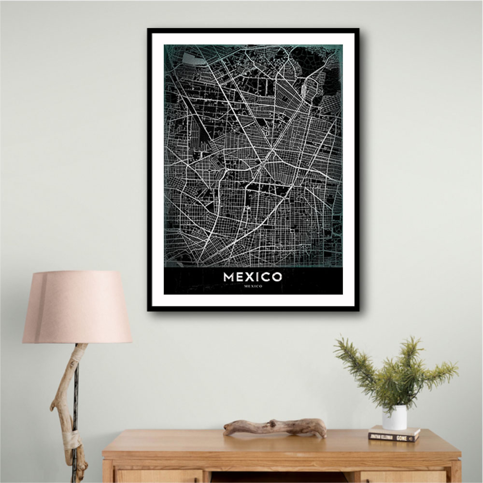 Mexico Map Wall Art