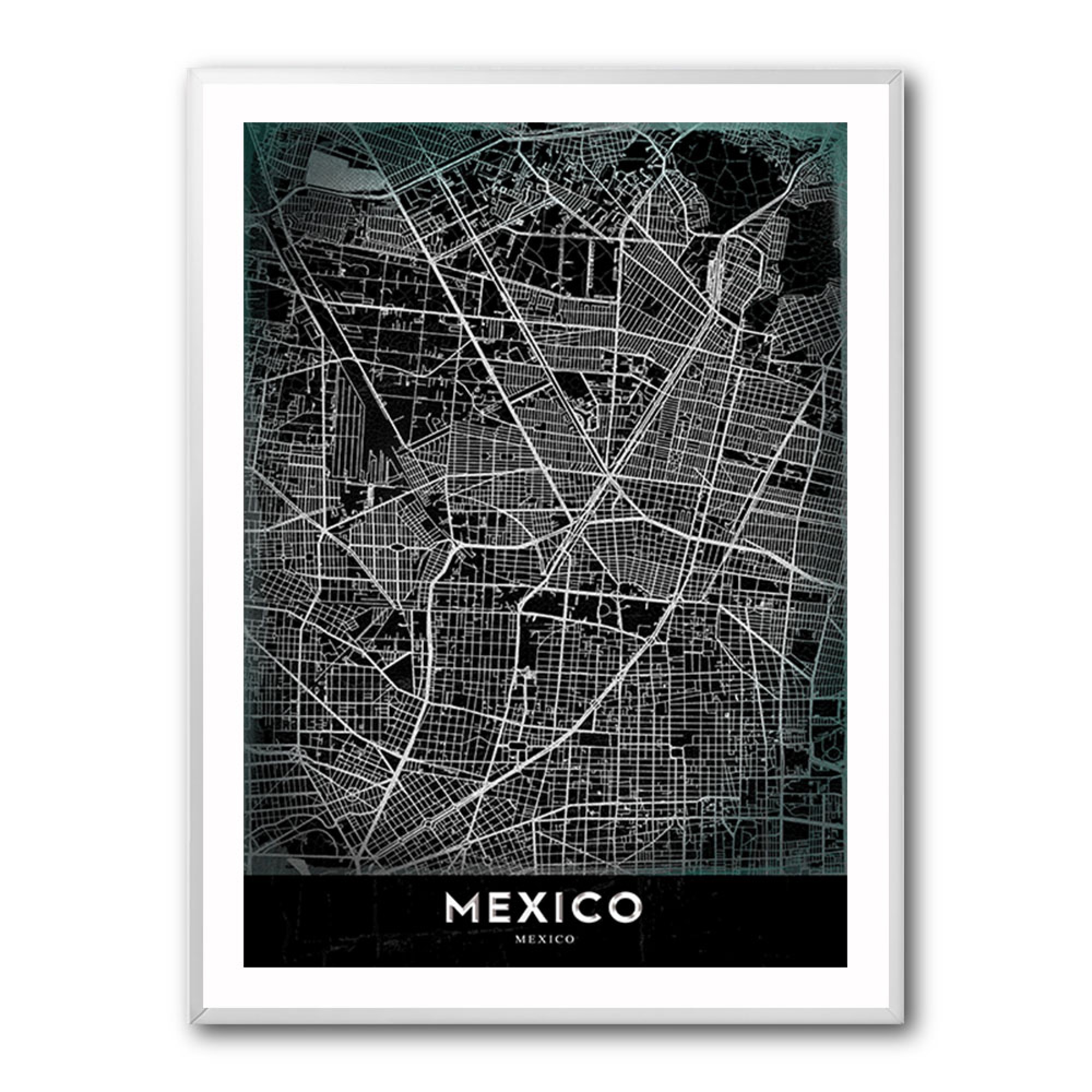 Mexico Map Wall Art