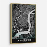 Philadelphia Map Wall Art
