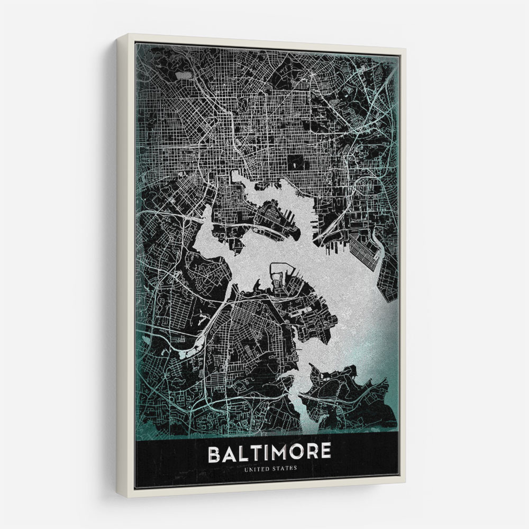 Baltimore Map Wall Art