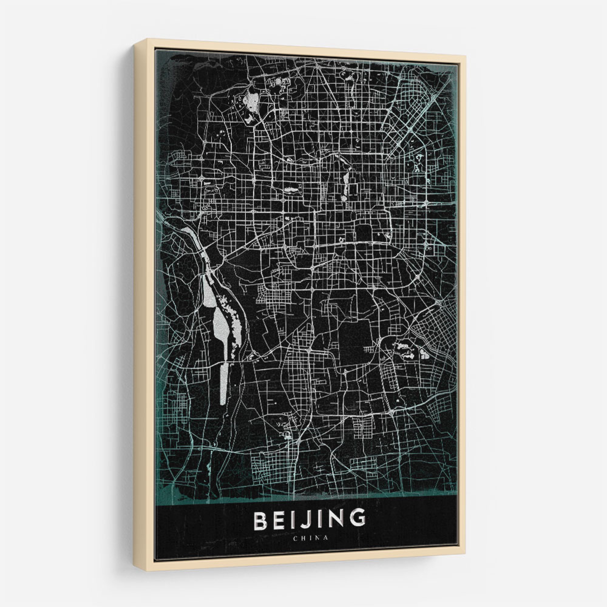 Beijing Map Wall Art