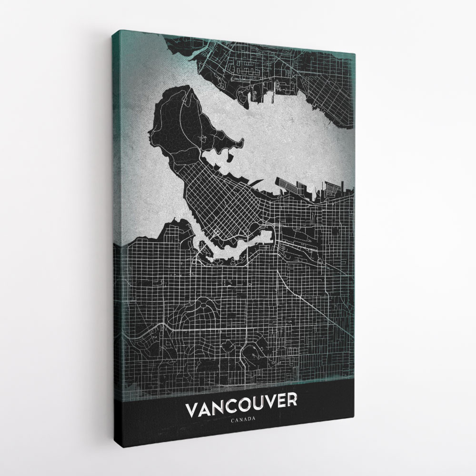 Vancouver Map Wall Art