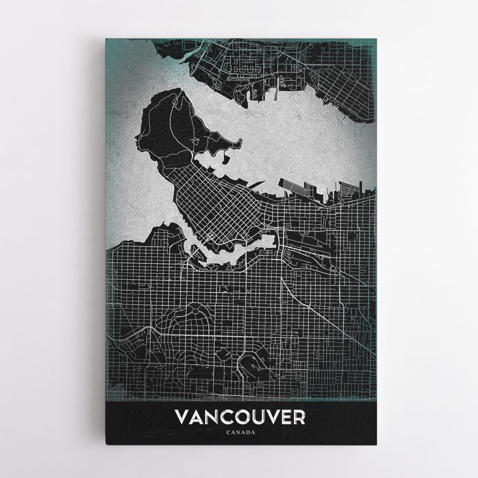 Vancouver Map Wall Art