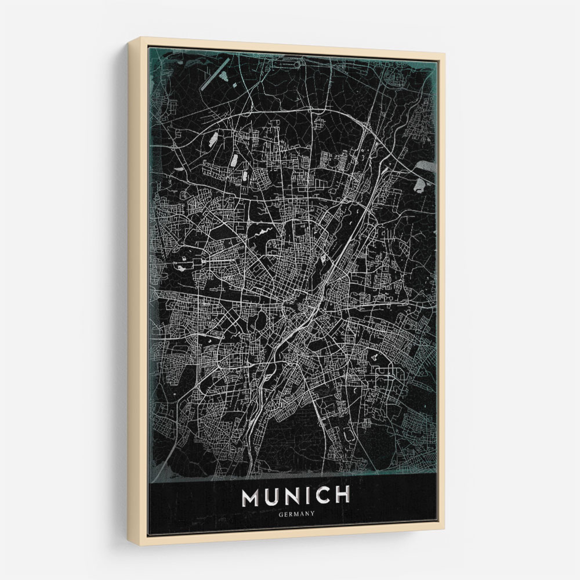 Munich Map Wall Art