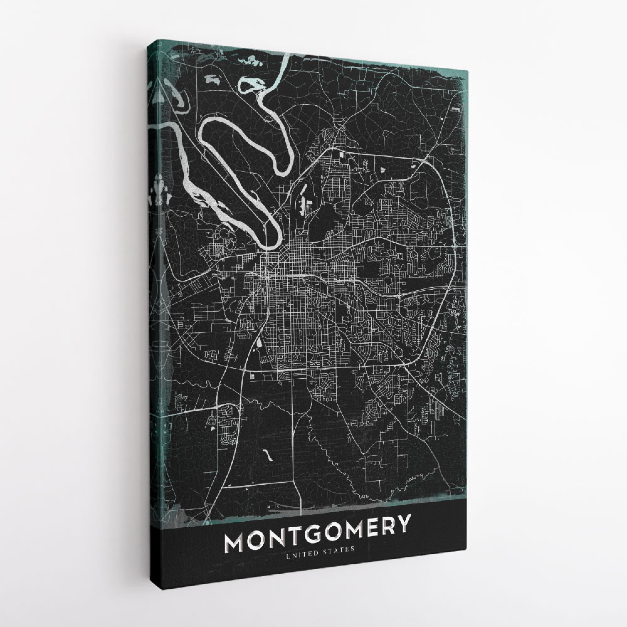 Montgomery Map Wall Art