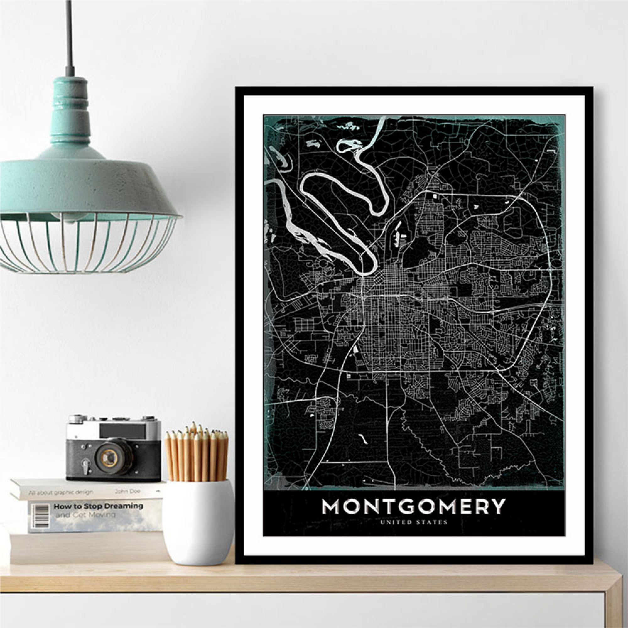 Montgomery Map Wall Art