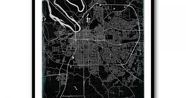 Montgomery Map Wall Art