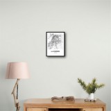 Lahore City Map Wall Art