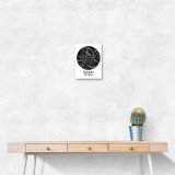 Hanoi Map Round Style Wall Art