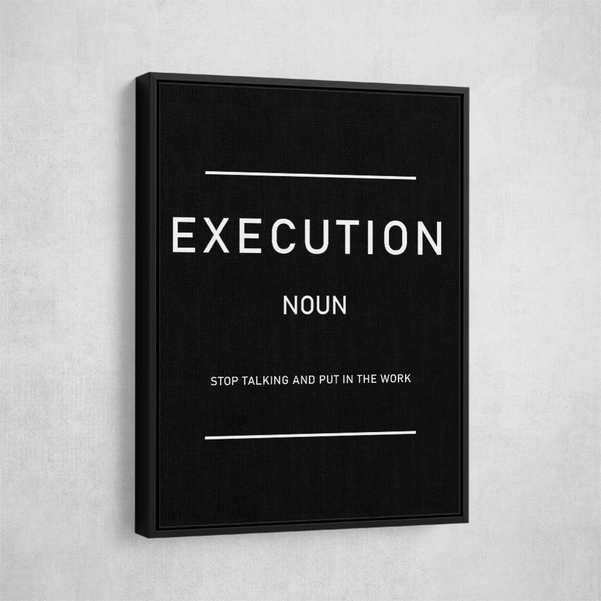 Execution Wall Art