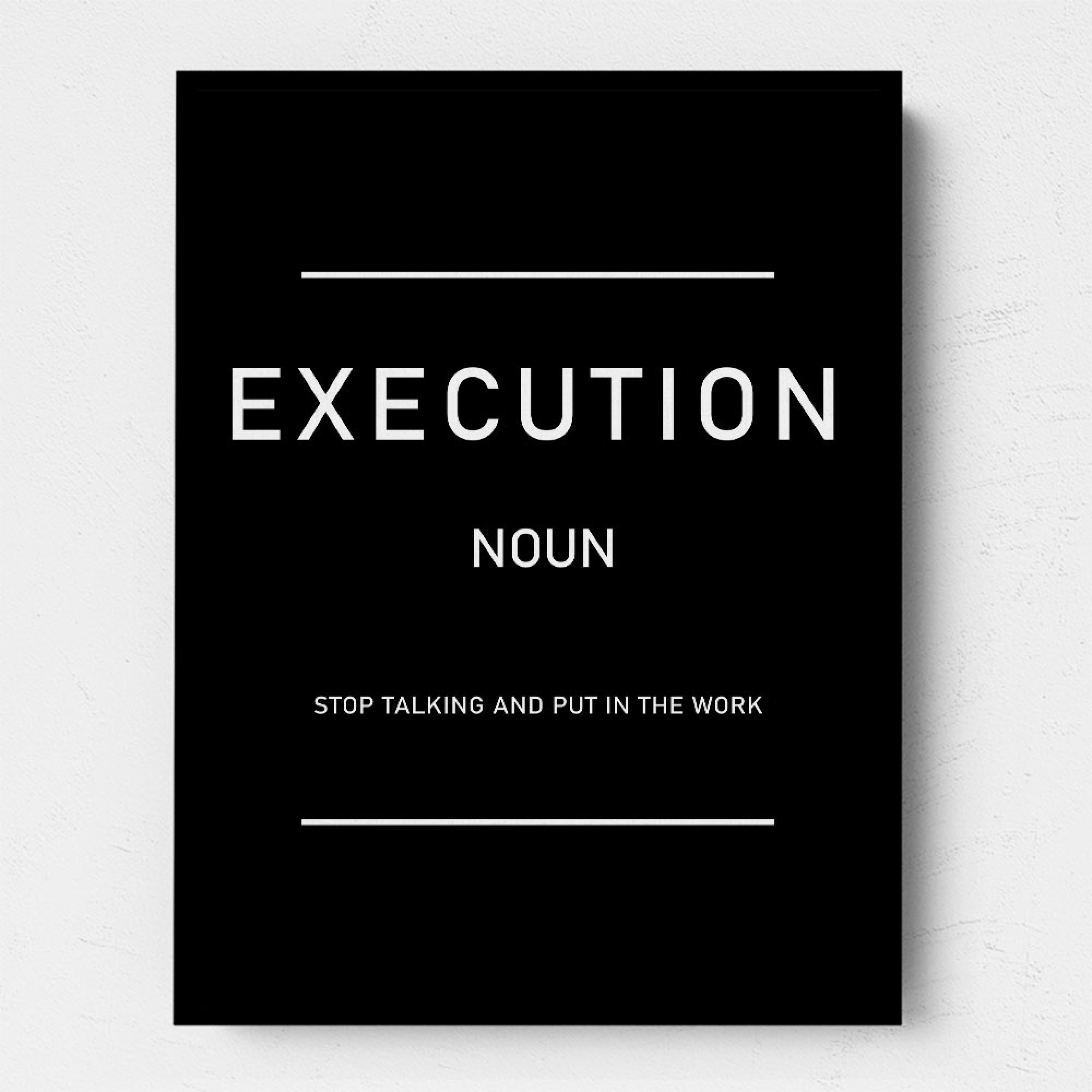 Execution Wall Art