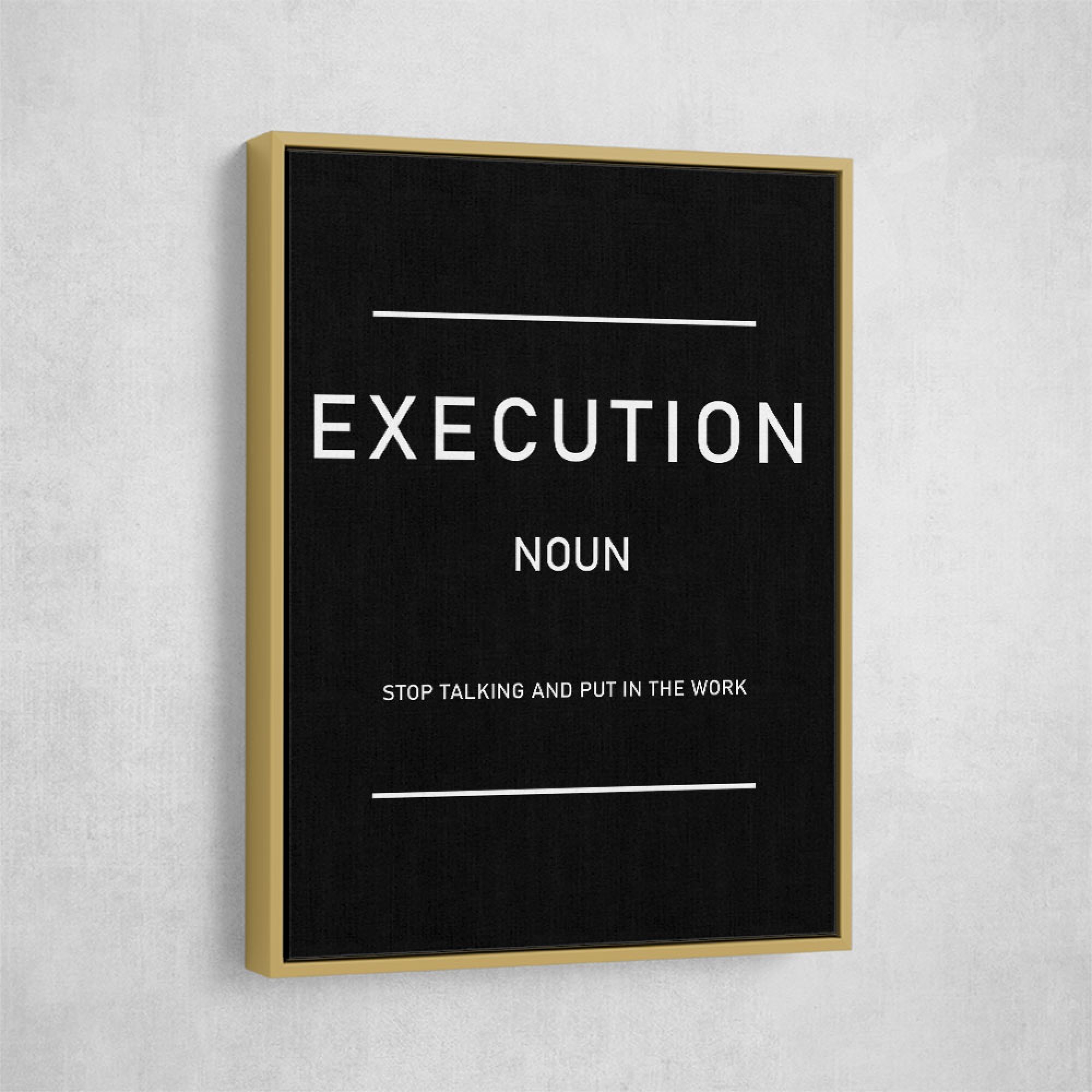 Execution Wall Art