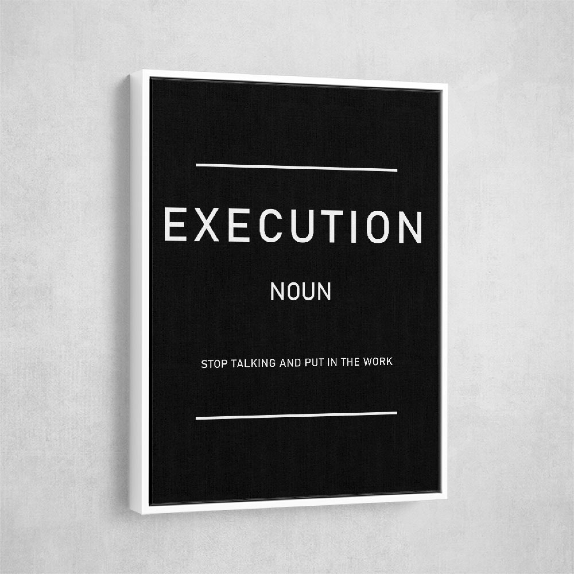 Execution Wall Art