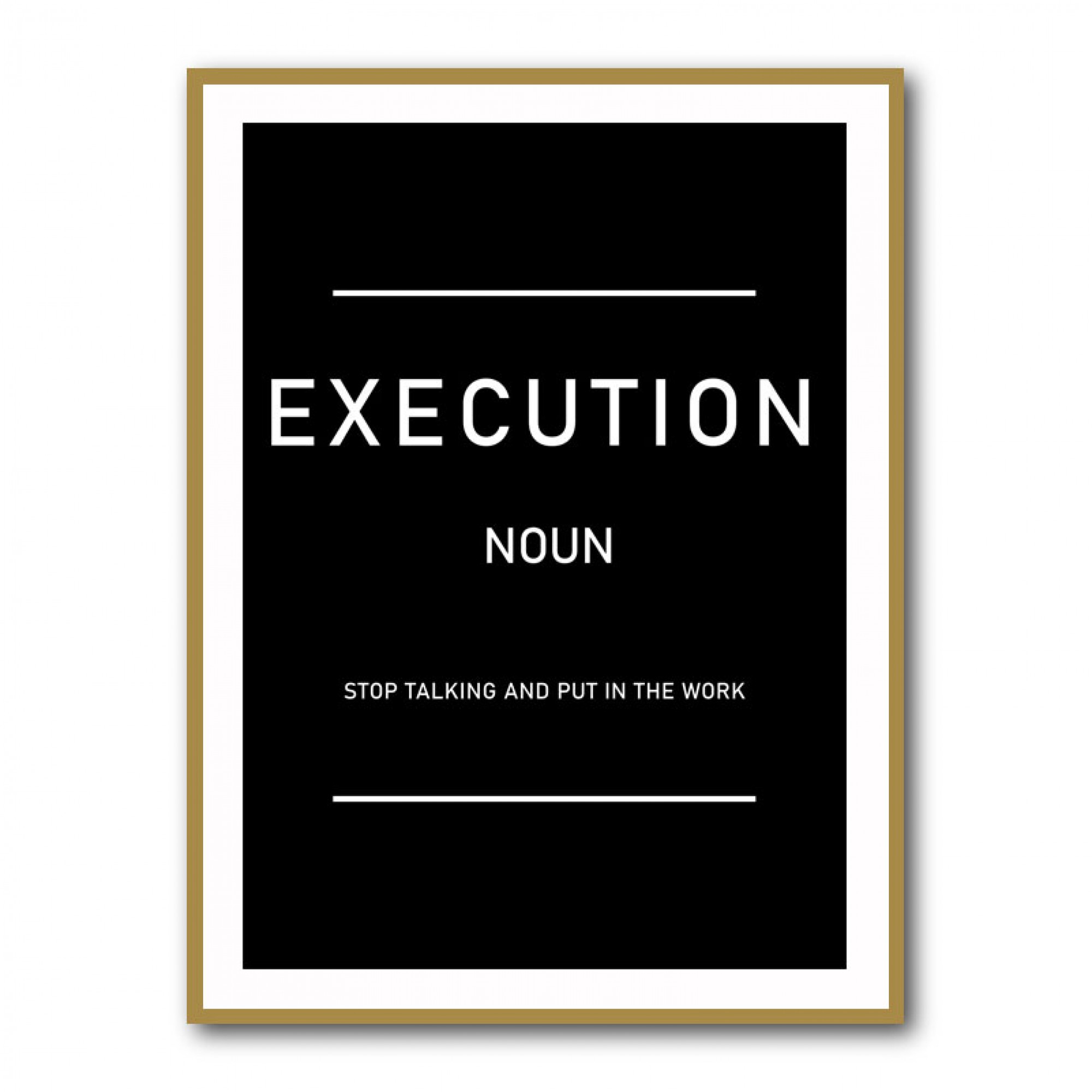 Execution Wall Art