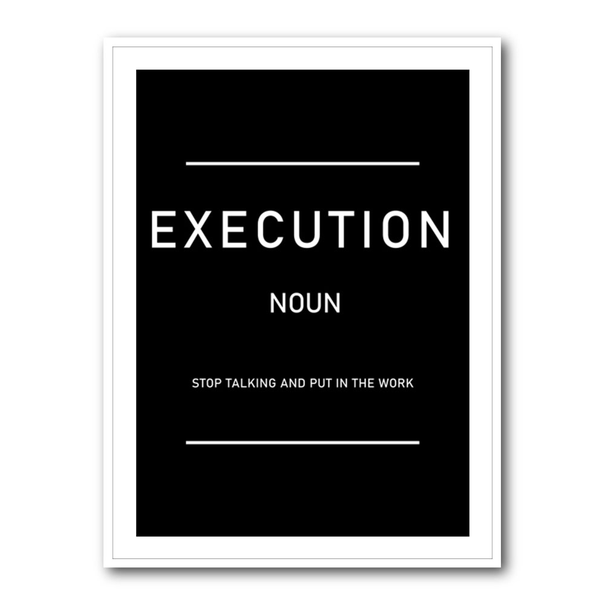 Execution Wall Art