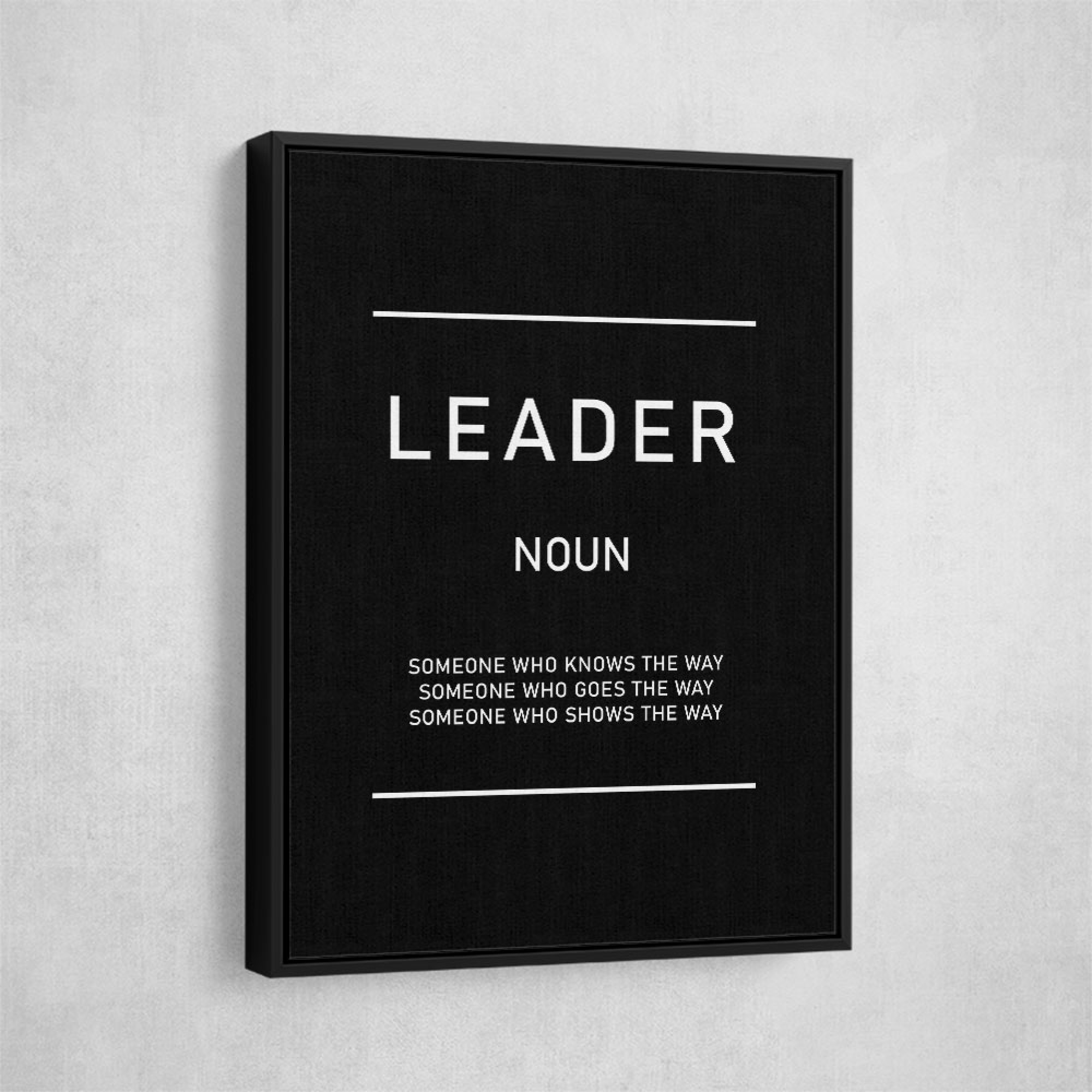 Leader Wall Art