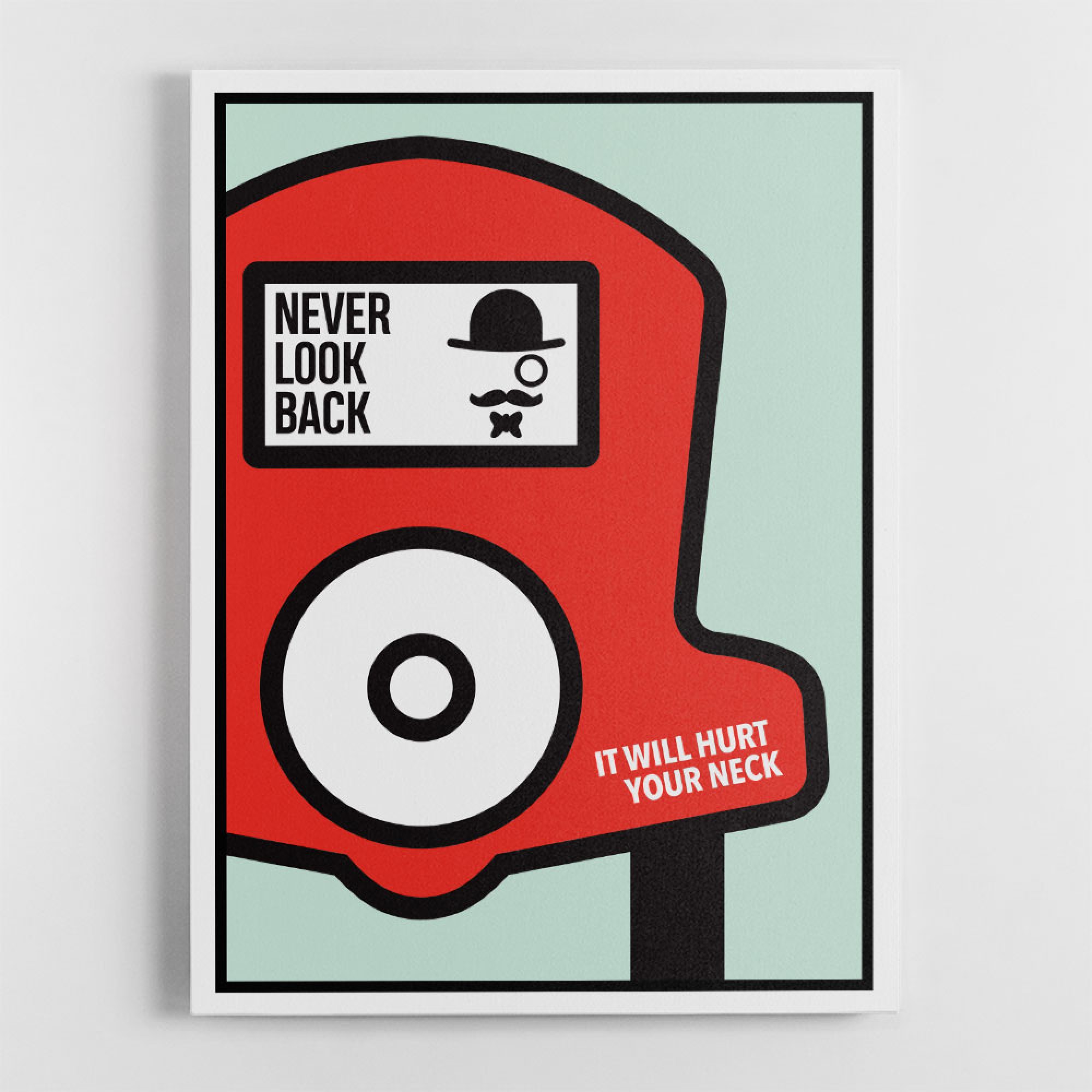 Never Look Back Wall Art