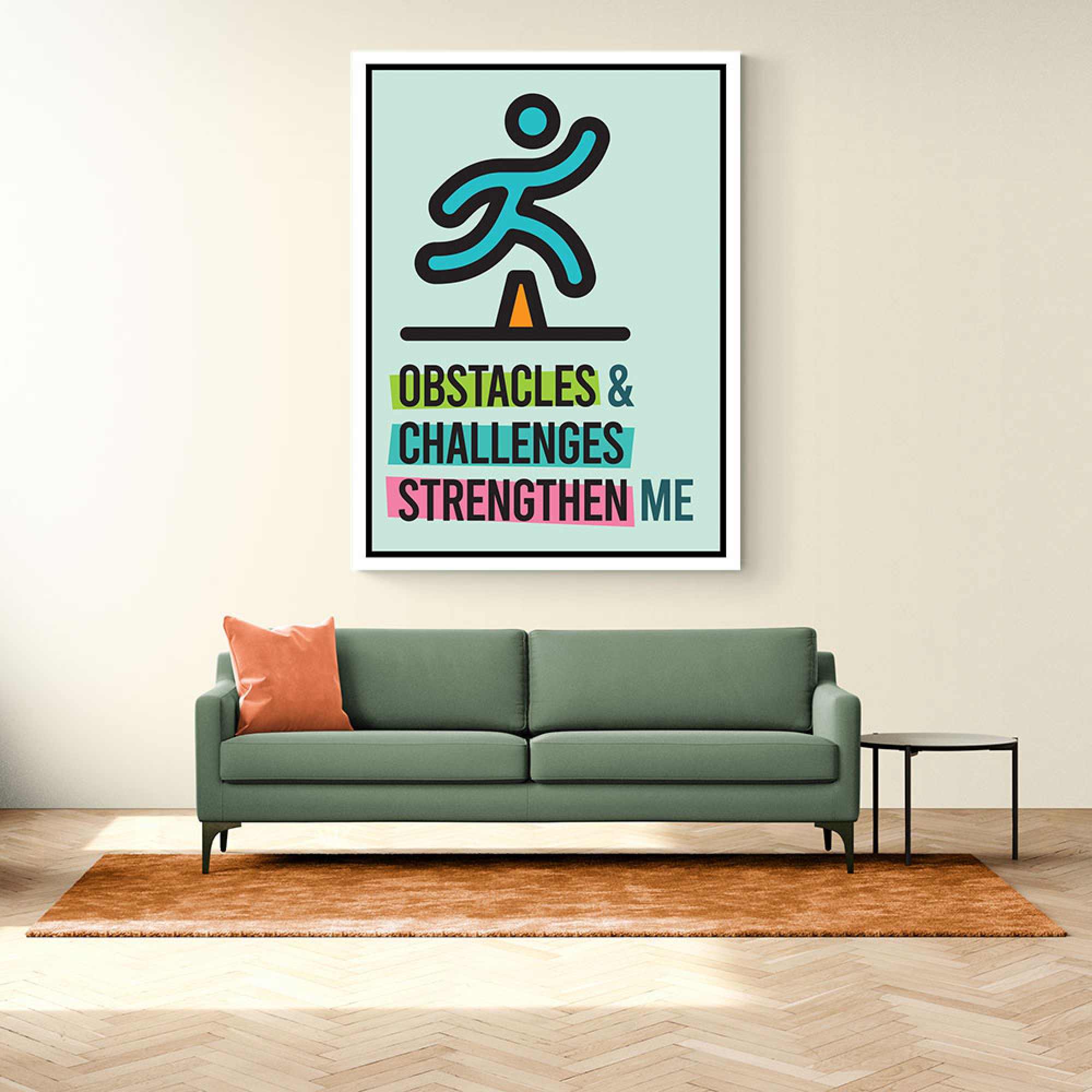 Obstacles Challenges Wall Art