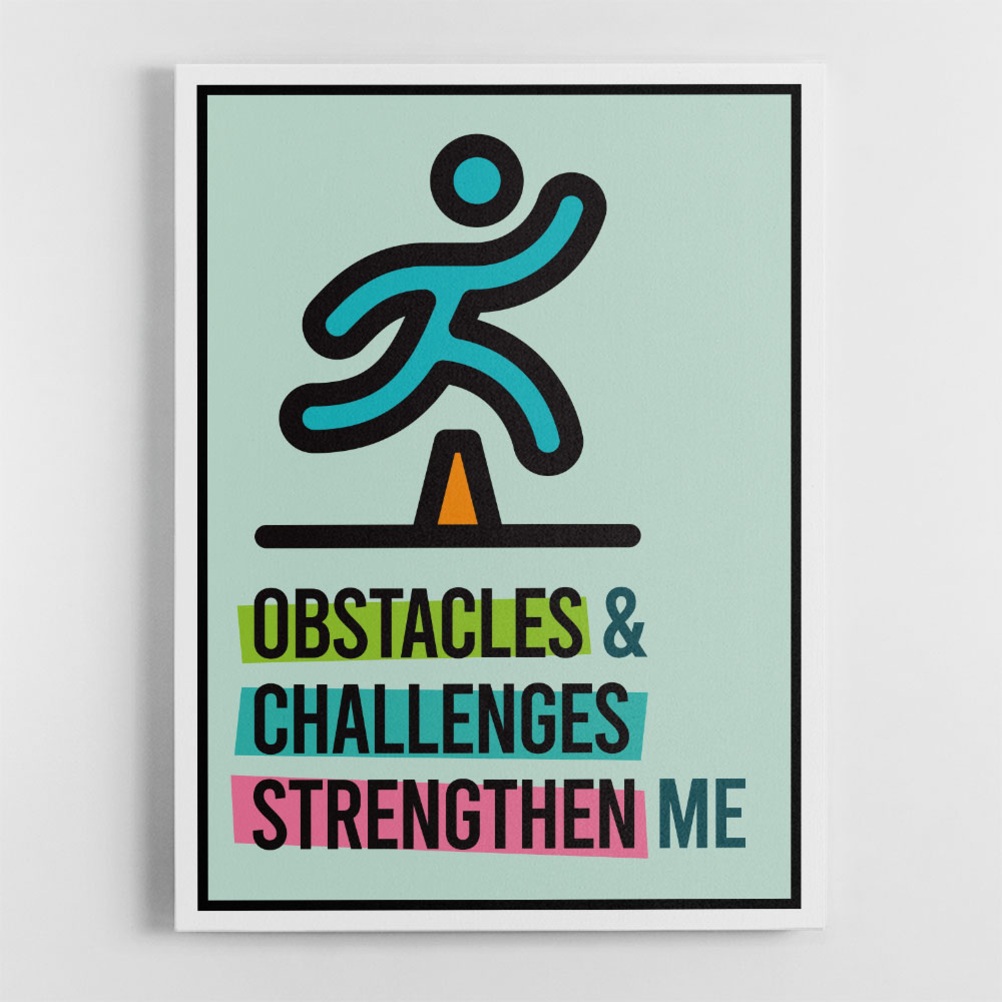 Obstacles Challenges Wall Art