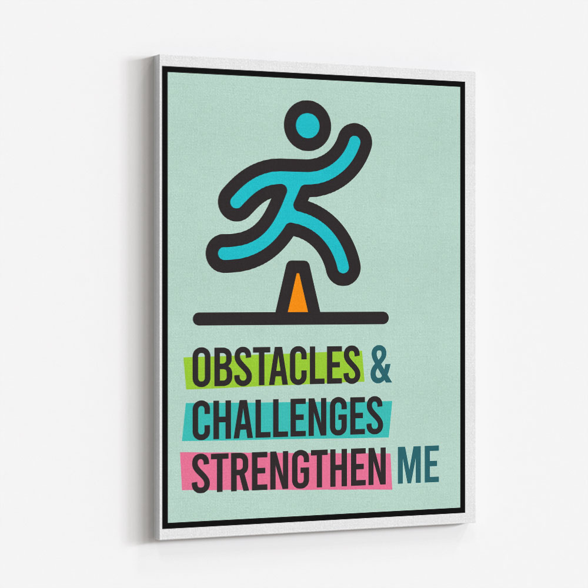 Obstacles Challenges Wall Art