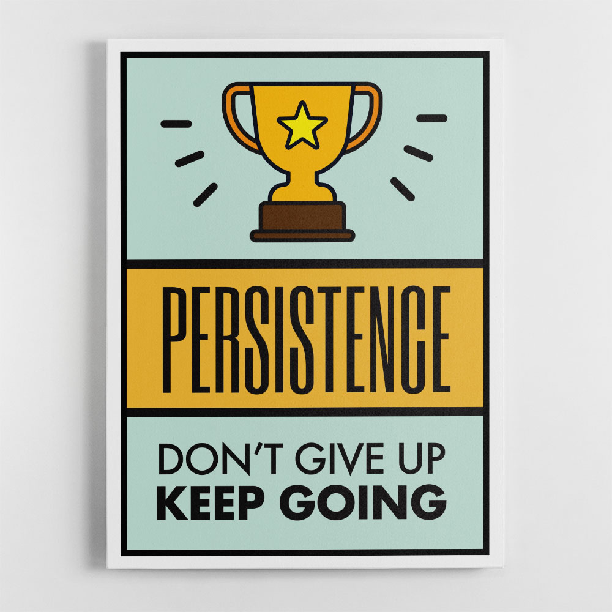 Persistence Keep Going Wall Art