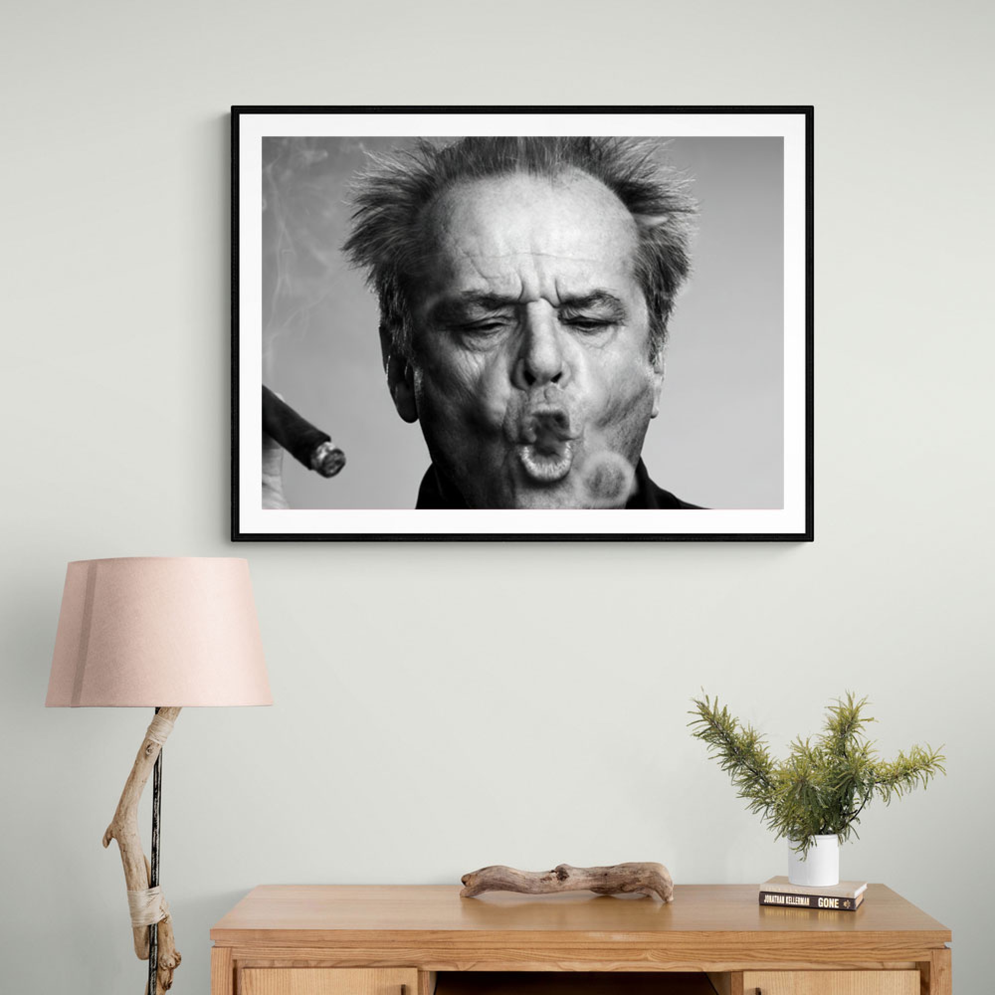 Jack Nicholson Cigar Wall Art