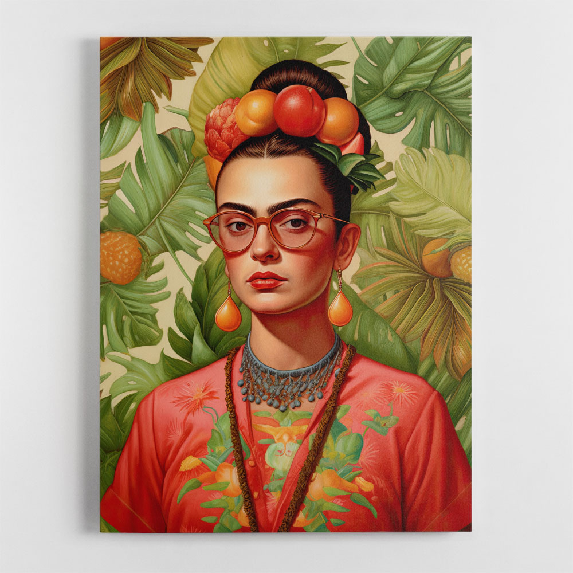 Frida Kahlo Floral Wall Art