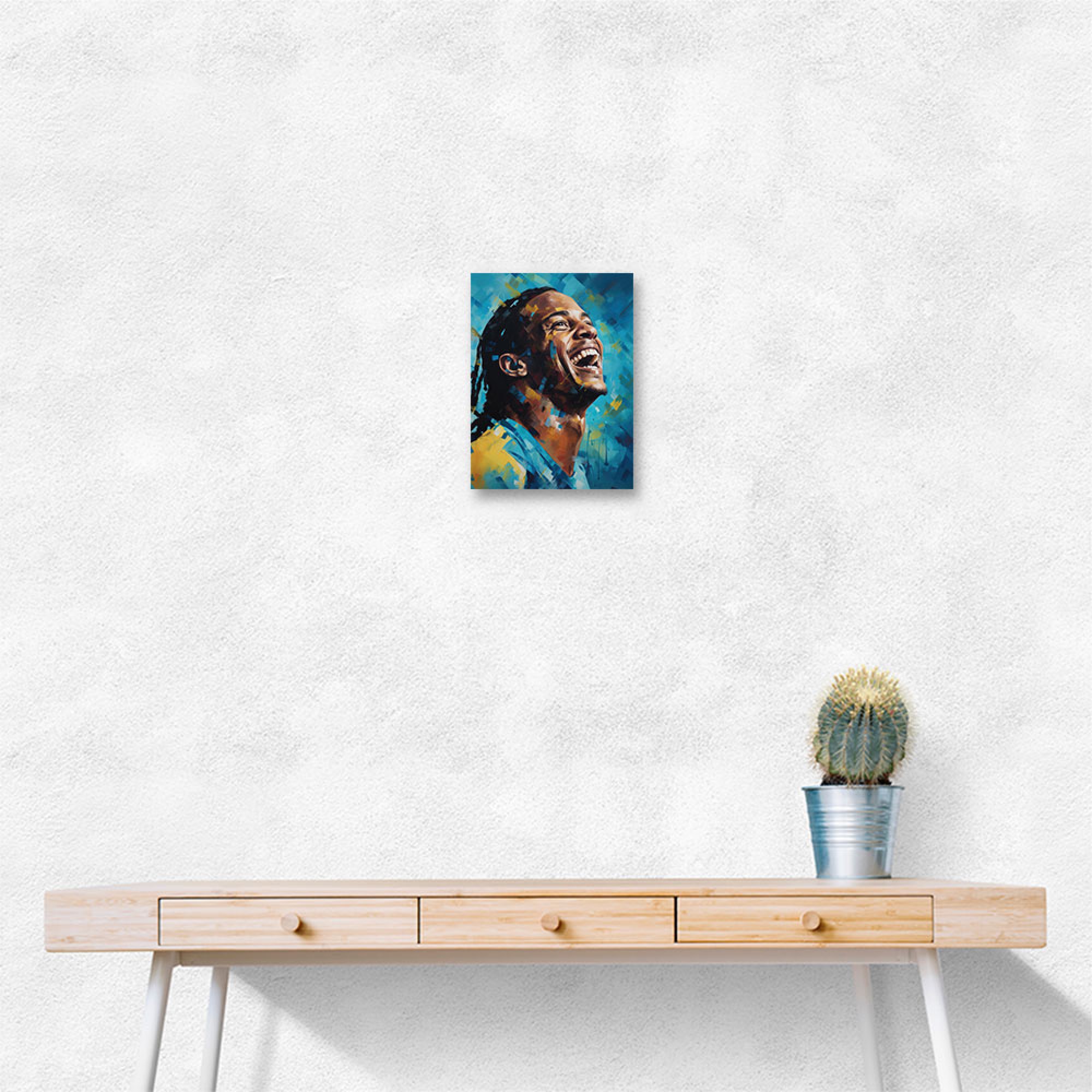 Ronaldinho Abstract Portrait 3 Wall Art