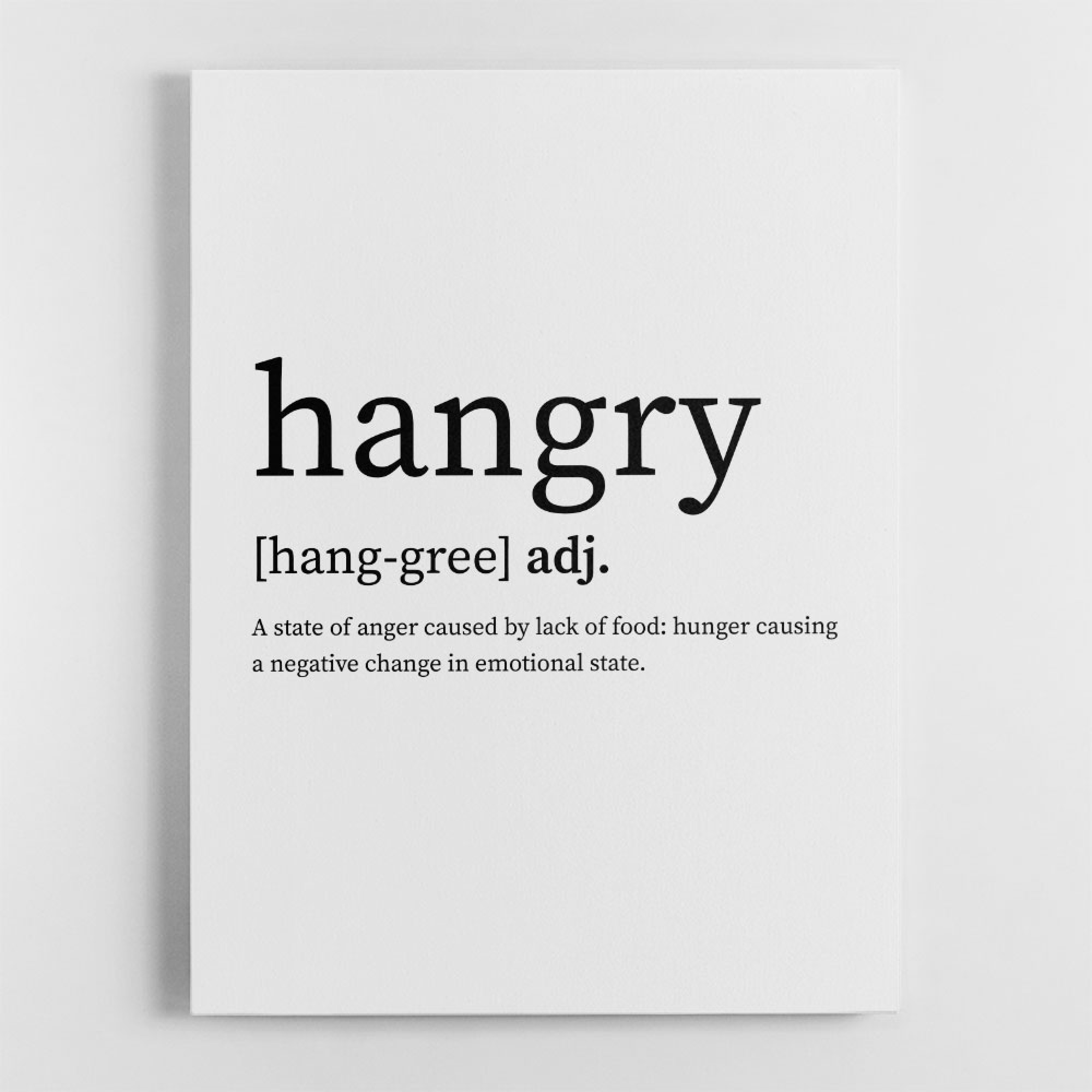 Hangry Wall Art
