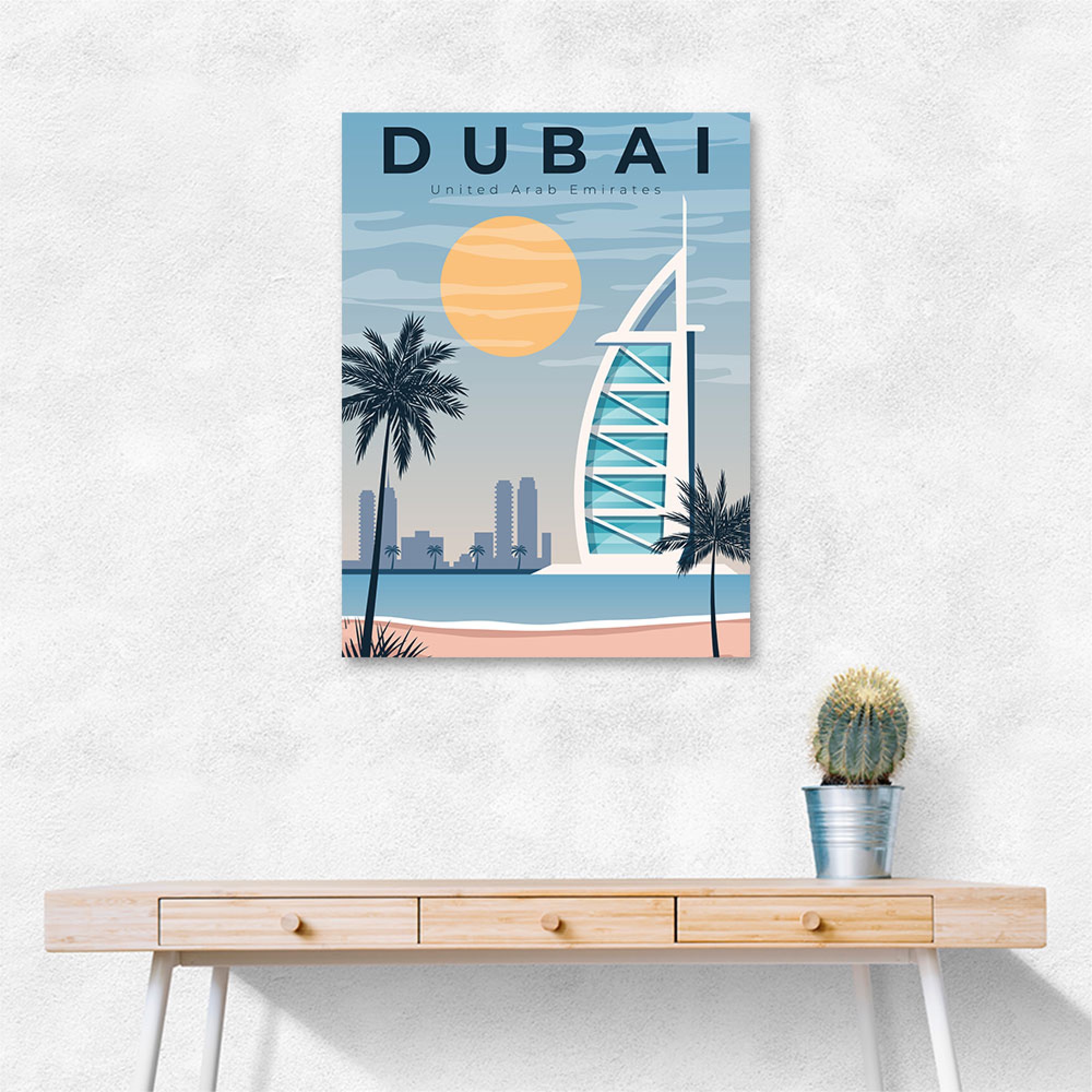 Dubai Poster Wall Art