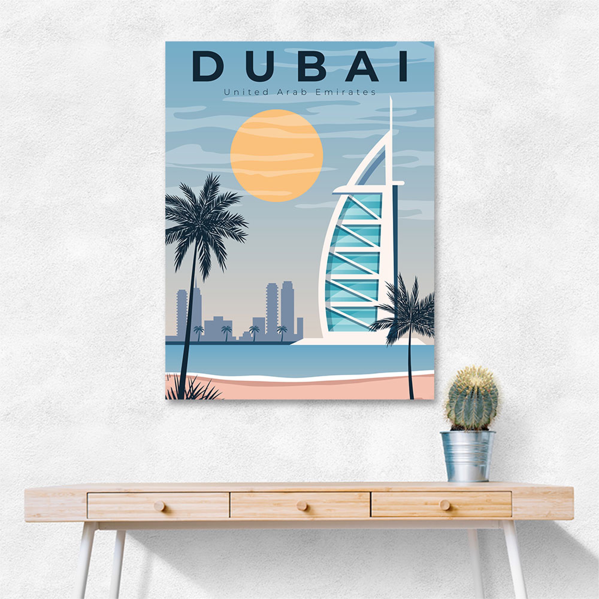 Dubai Poster Wall Art
