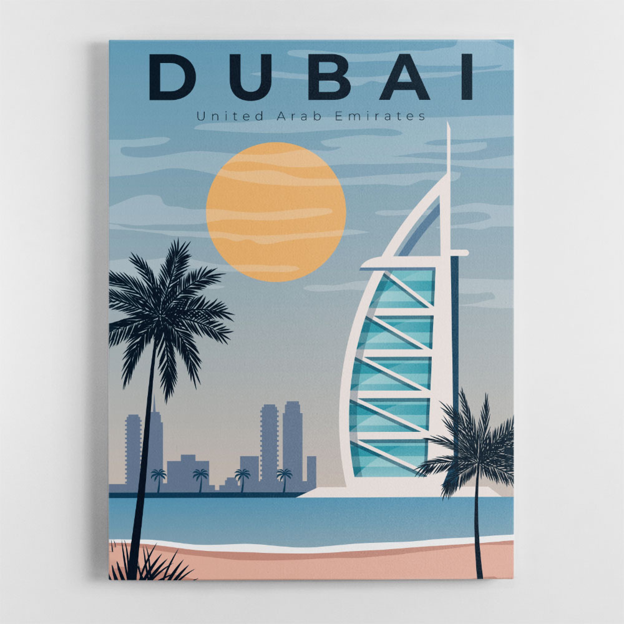 Dubai Poster Wall Art