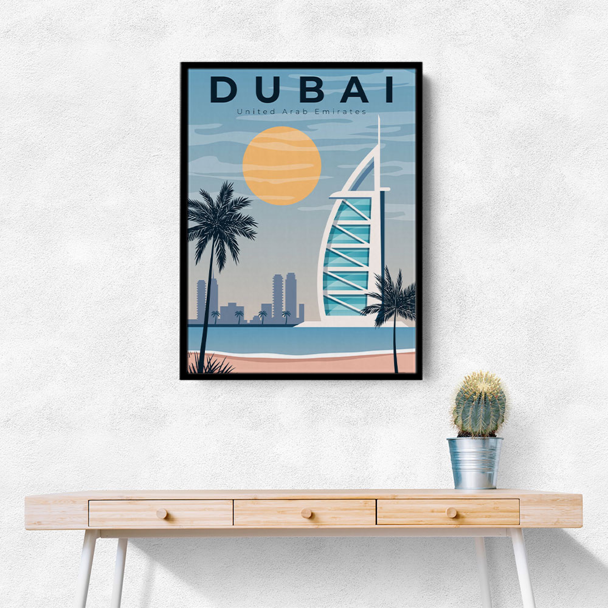 Dubai Poster Wall Art
