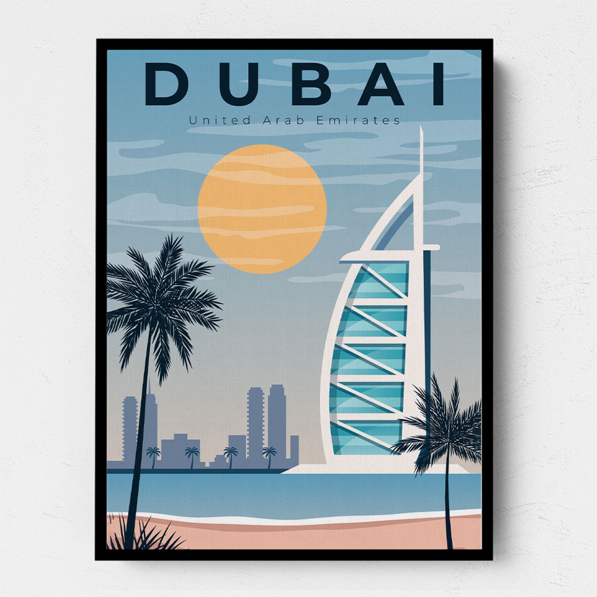 Dubai Poster Wall Art