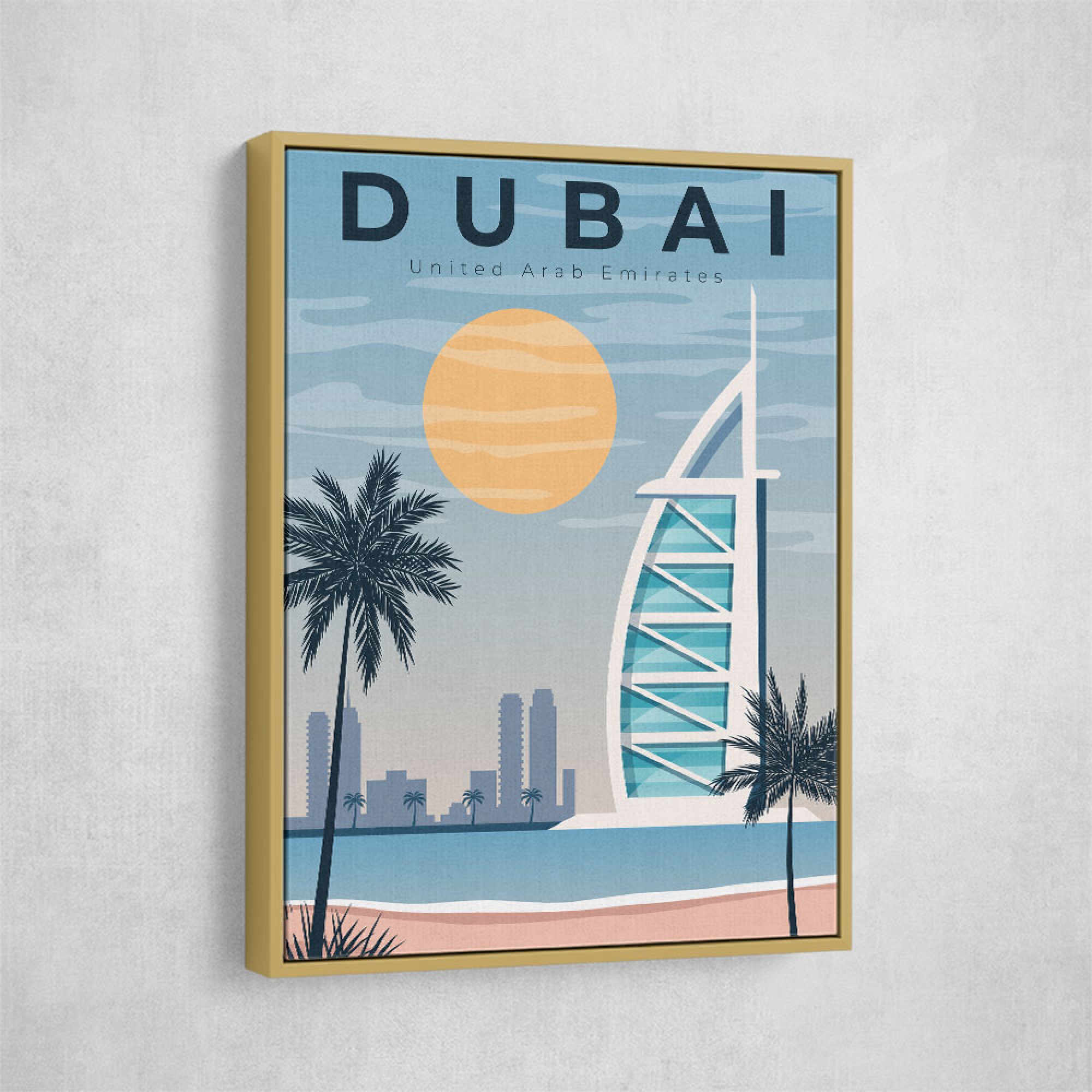 Dubai Poster Wall Art